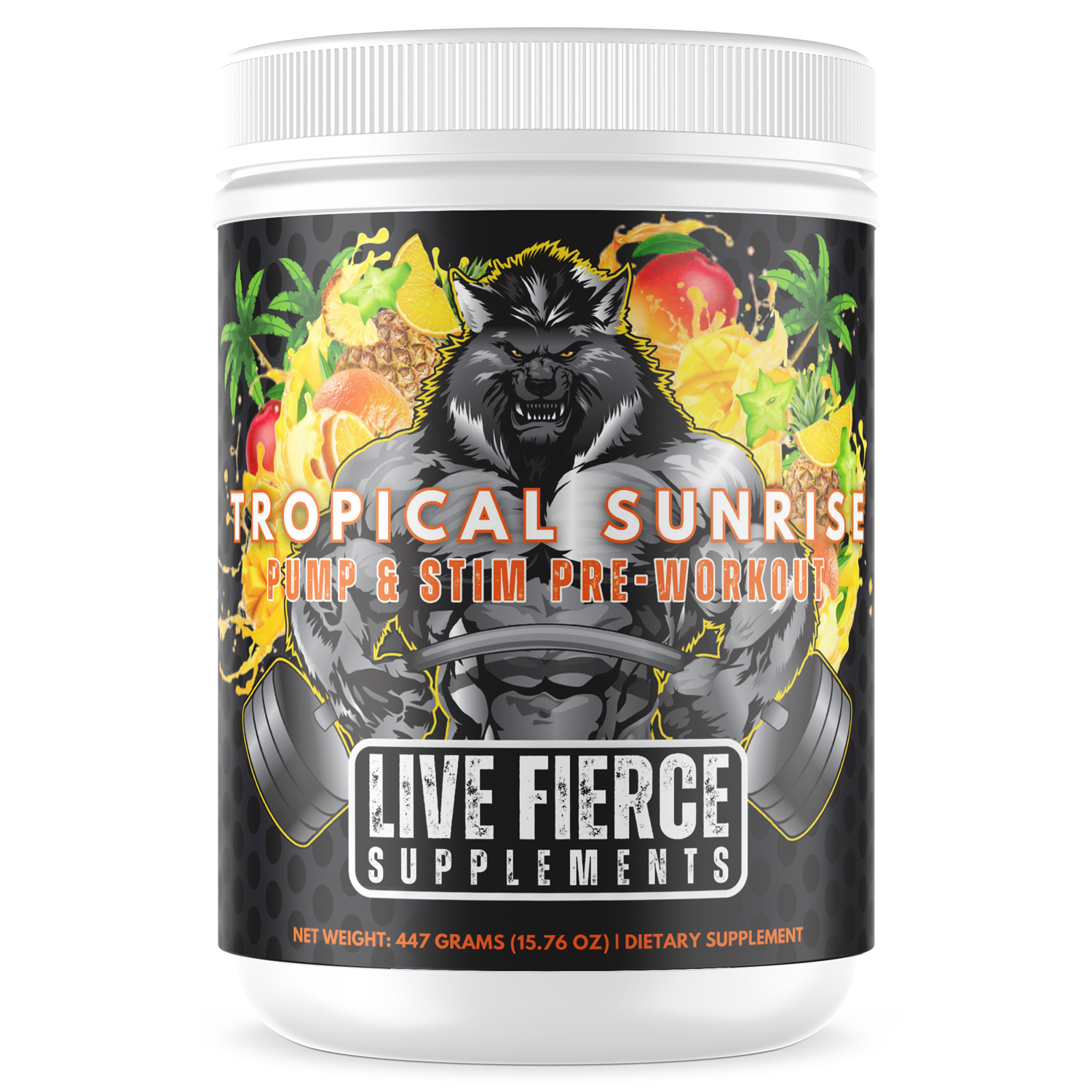 Pre-Workout (Tropical Sunrise) – Live Fierce Supplements